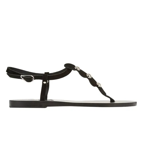 ANCIENT GREEK SANDALS Ilida Studs Sandals - Black