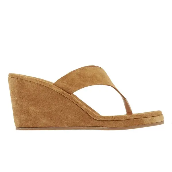 ANCIENT GREEK SANDALS Charys Wedge - Sahara