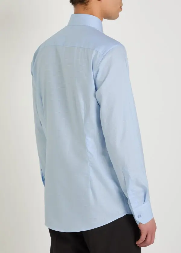 Eton Checked Cotton-blend Shirt