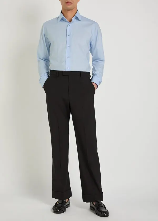 Eton Checked Cotton-blend Shirt