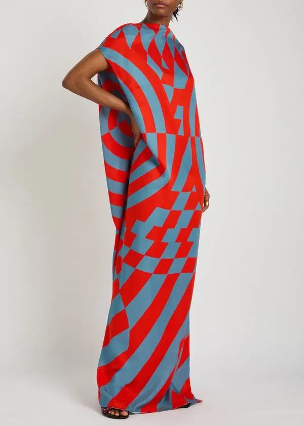 Dries Van Noten Diria Printed Maxi Dress