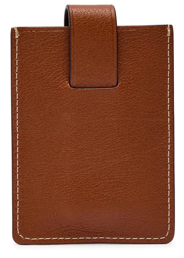 METIER Leather Card Holder - Brown