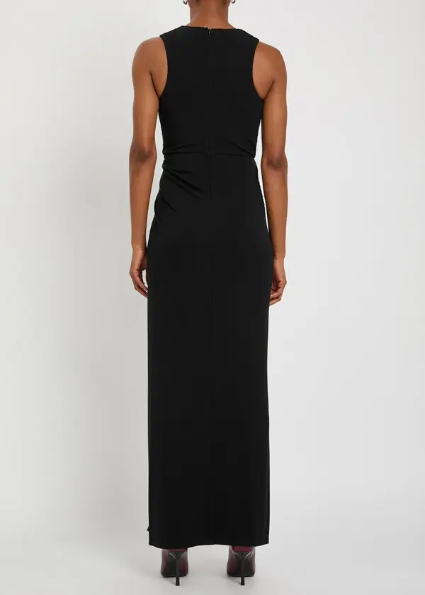Sportmax Cut-out Crepe-jersey Maxi Dress