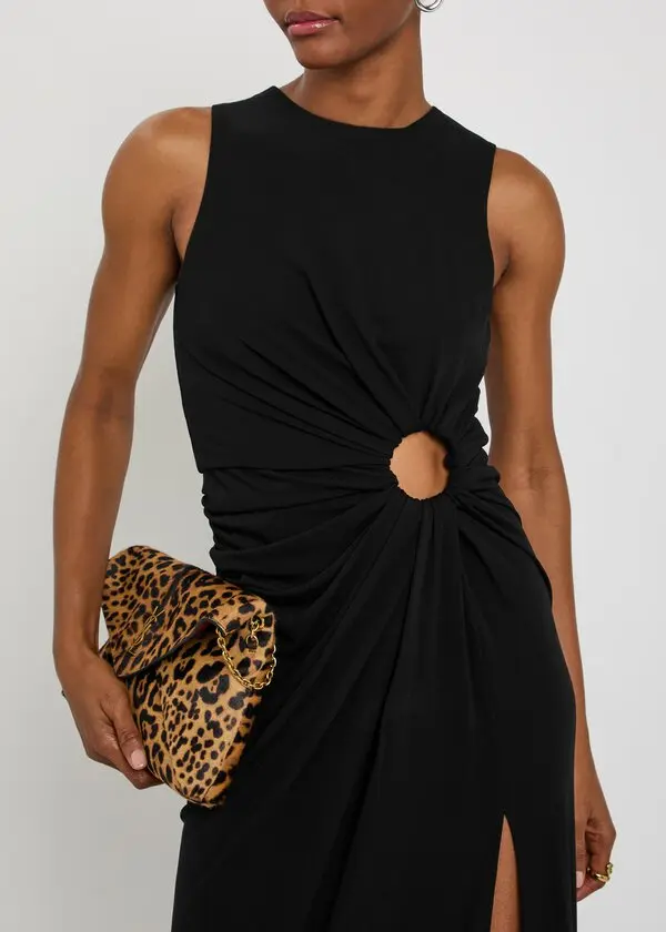 Sportmax Cut-out Crepe-jersey Maxi Dress