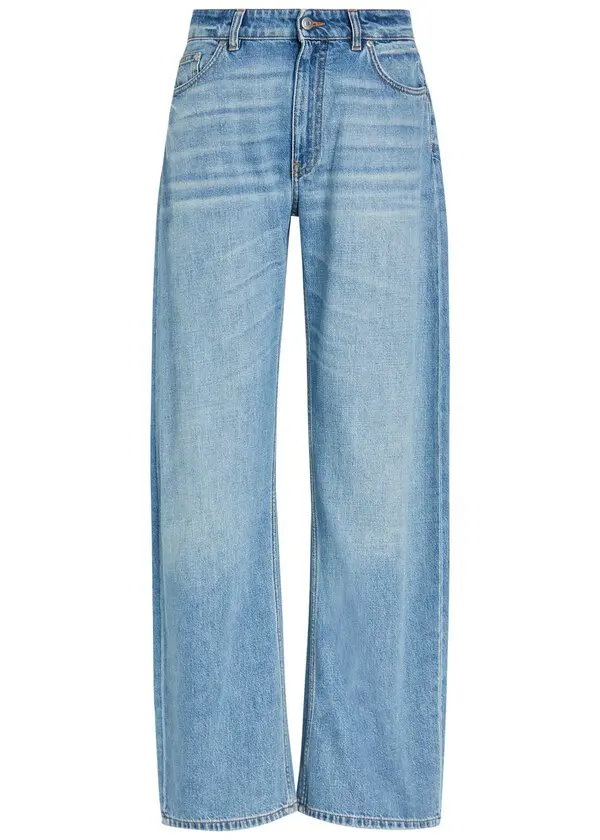 Stella McCartney Curved-leg Denim Jeans
