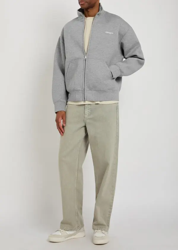 Carhartt Work In Progress Alda Logo-embroidery Cotton-blend Sweatshirt