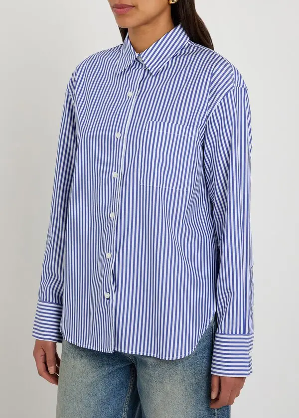 Rag & Bone Striped Cotton-poplin Shirt