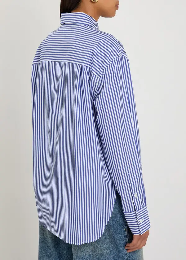 Rag & Bone Striped Cotton-poplin Shirt