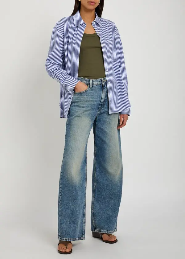 Rag & Bone Striped Cotton-poplin Shirt
