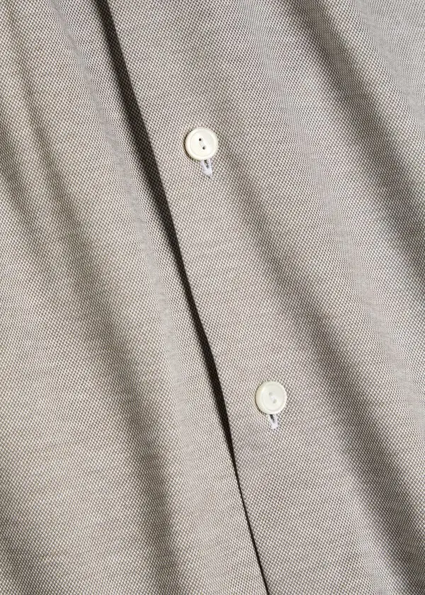 Eton Cotton Shirt - Brown