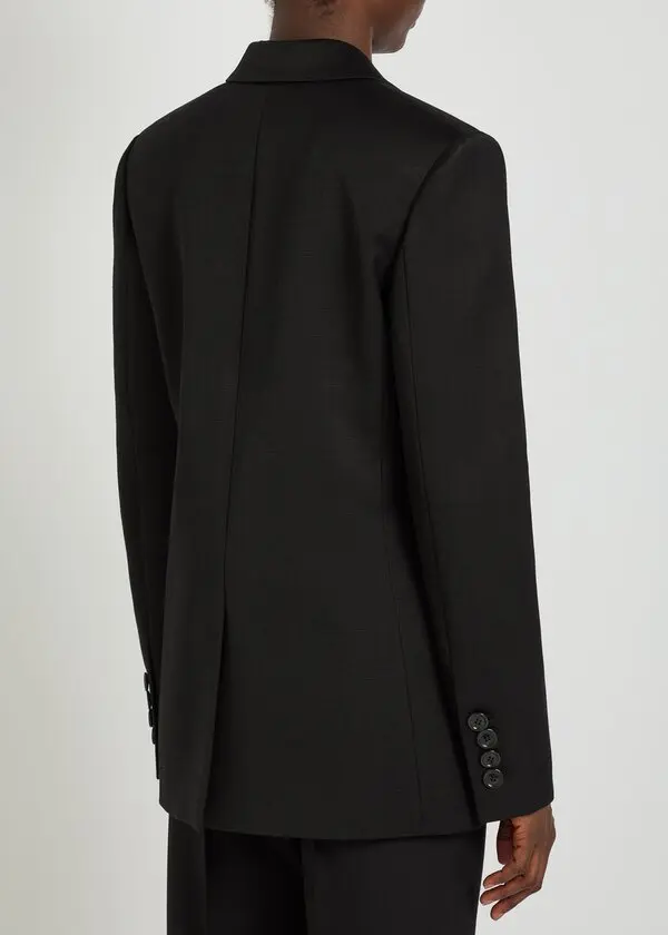 Another Tomorrow Oversized Twill Blazer