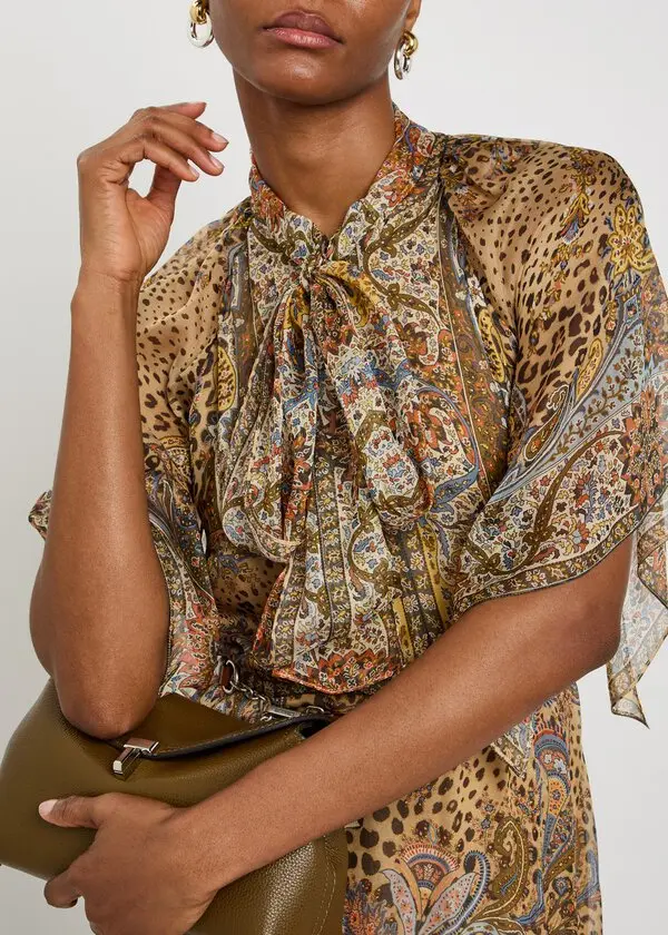 Etro Leopard-print Silk Maxi Dress