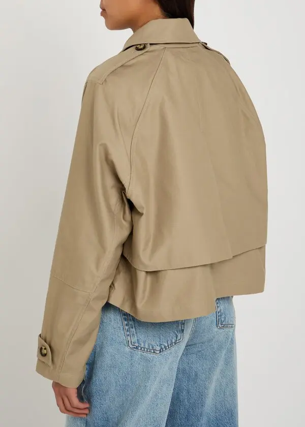Rag & Bone Jamie Cropped Trench Coat - Khaki