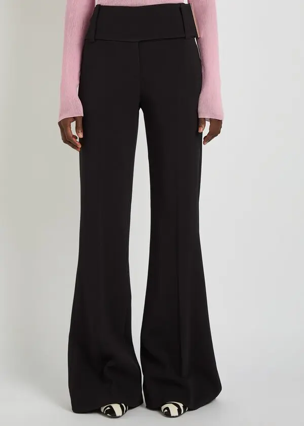 Sportmax Flared-leg Trousers
