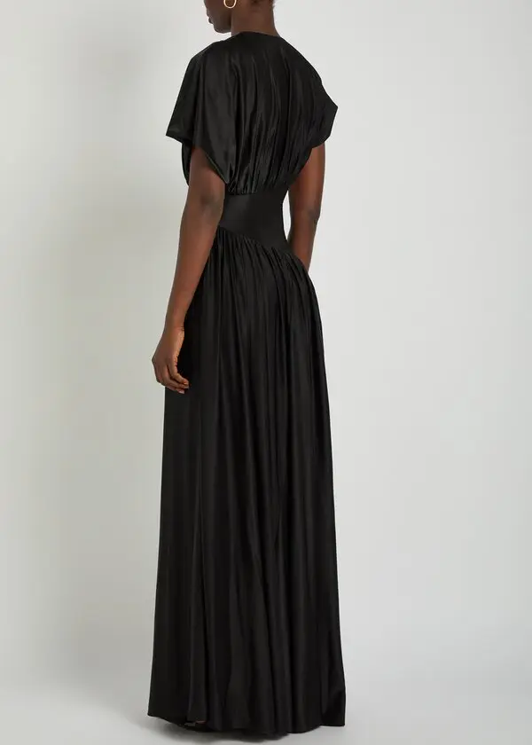 Rabanne Gathered Stretch-jersey Gown