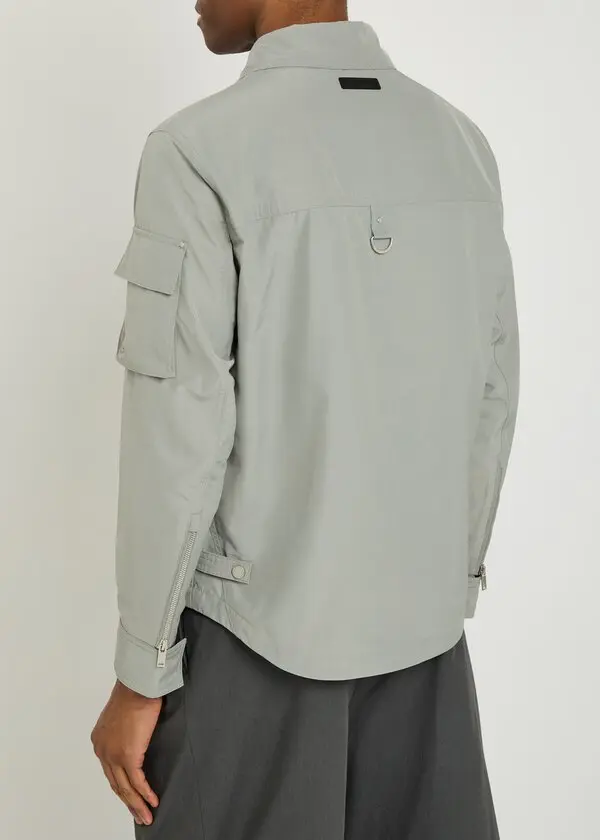 Moose Knuckles Charlesbourg Shell Overshirt - Grey