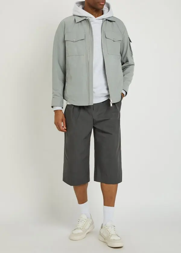 Moose Knuckles Charlesbourg Shell Overshirt - Grey