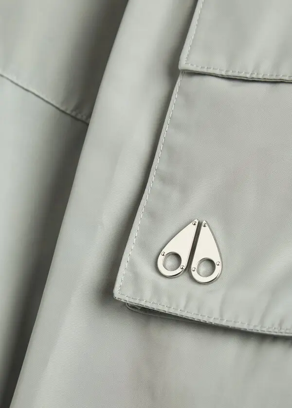 Moose Knuckles Charlesbourg Shell Overshirt - Grey