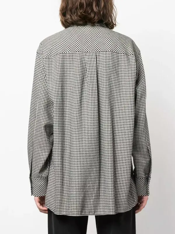 Iceberg Houndstooth Shirt Jacket