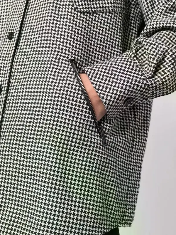 Iceberg Houndstooth Shirt Jacket