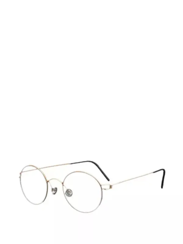 LINDBERG Round-frame Eyeglasses - Gold
