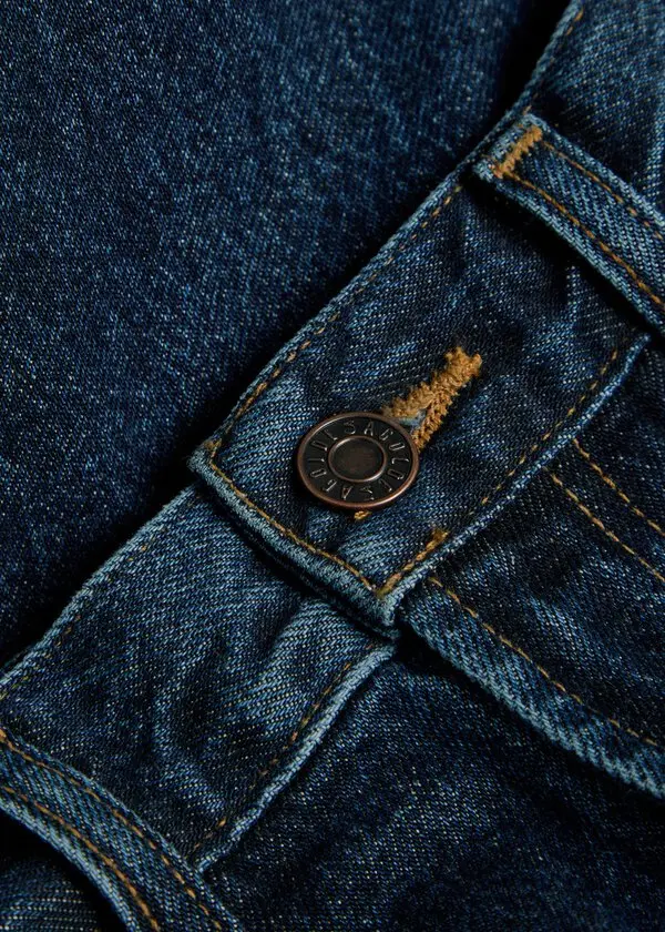AGOLDE Mid-rise Wide-leg Denim Jeans - Navy