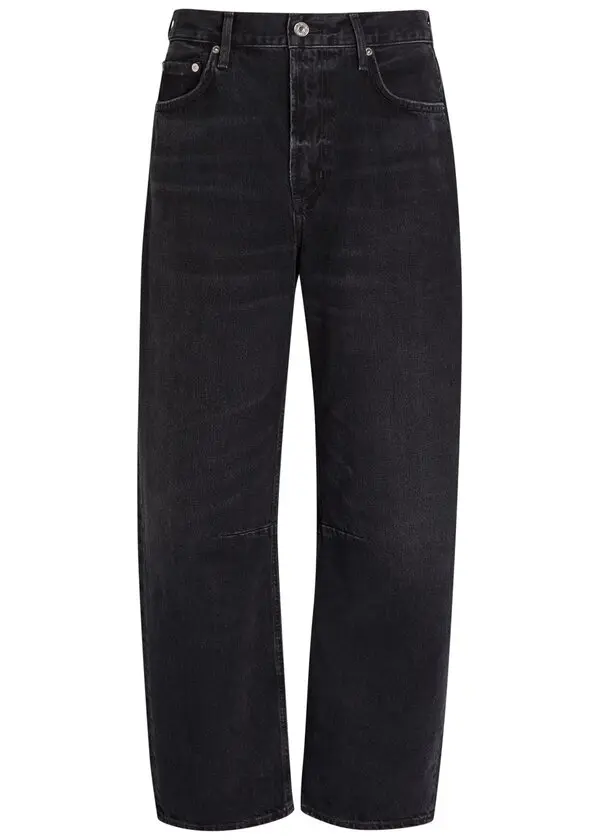 Citizens Of Humanity Miro Barrel-leg Jeans - Black