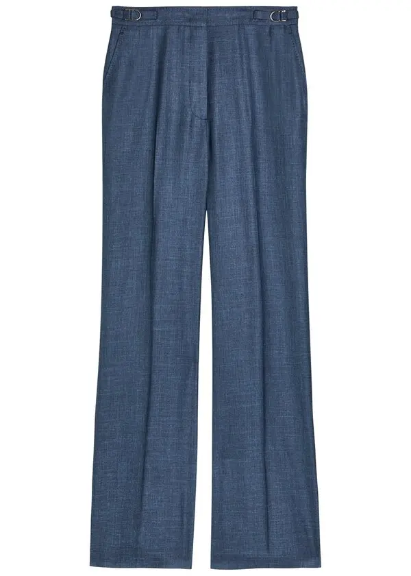 Gabriela Hearst Straight-leg Wool-blend Trousers