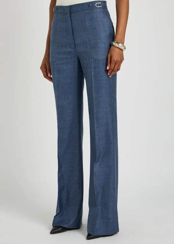 Gabriela Hearst Straight-leg Wool-blend Trousers