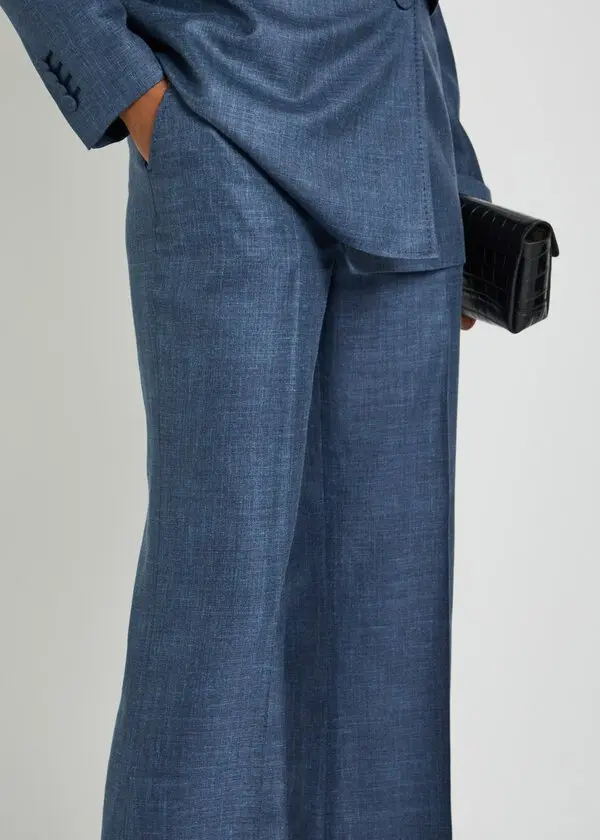 Gabriela Hearst Straight-leg Wool-blend Trousers