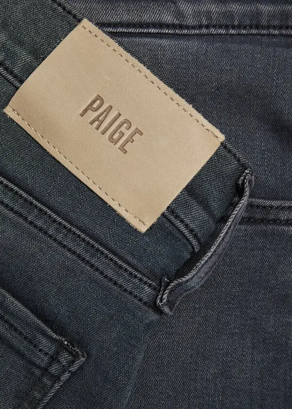 Paige Lennox Slim-leg Jeans - Dark Grey