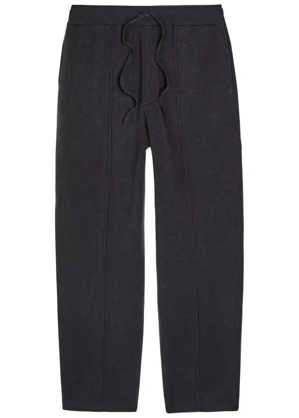 Paige Cremonesi Straight-leg Knit Sweatpants - Charcoal