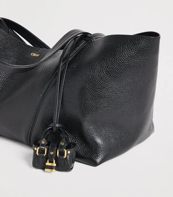Chloé Leather Symbols Mini Paddington Bag Charm