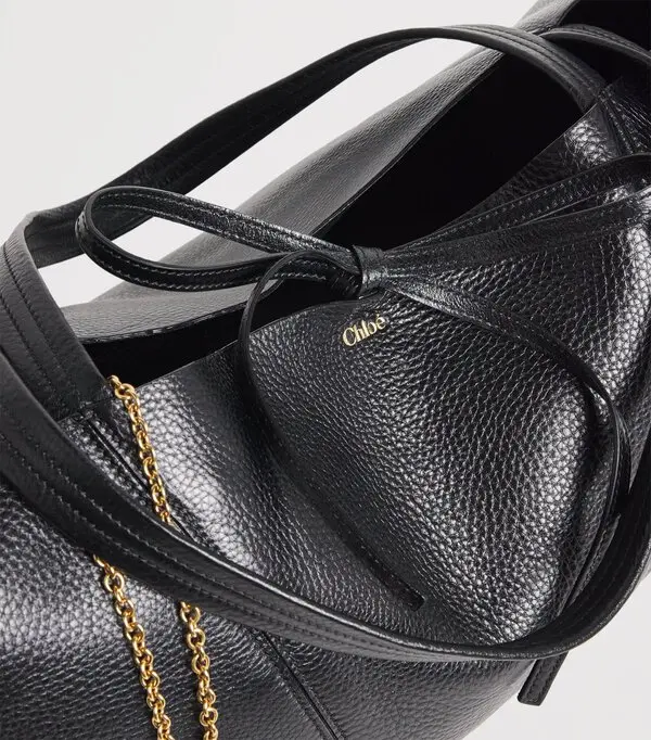 Chloé Calfskin Spin East-west Tote Bag