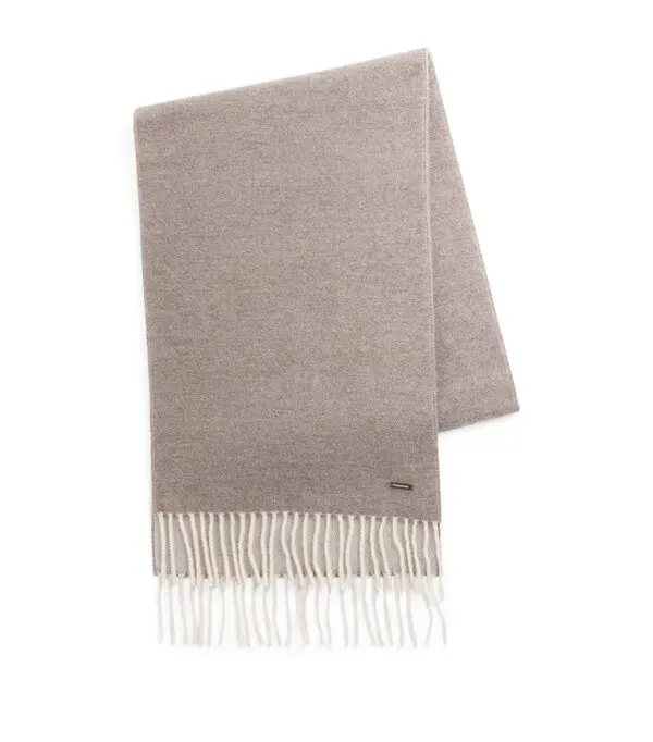 BOSS Cashmere Floris Scarf - Beige