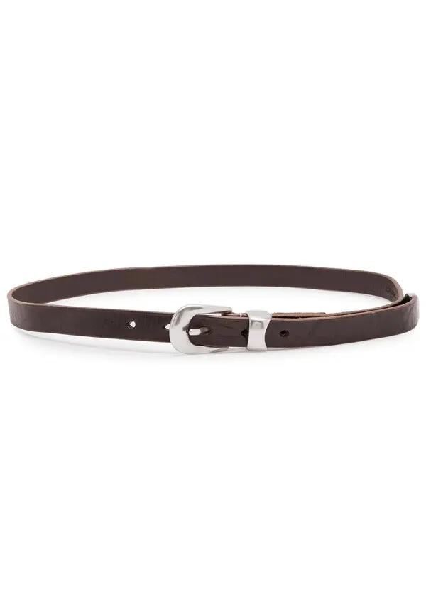 Our Legacy Leather Belt - Brown