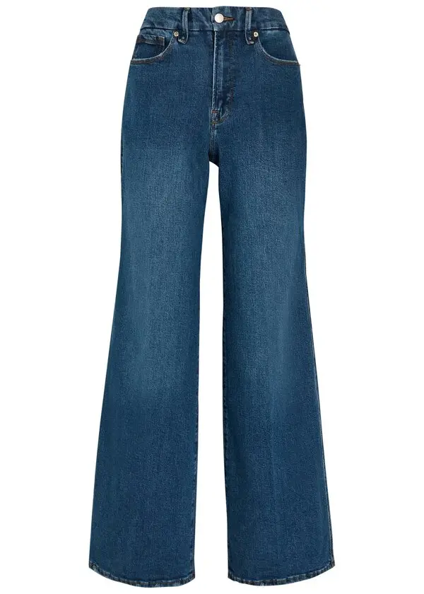 Good American High-rise Wide-leg Jeans