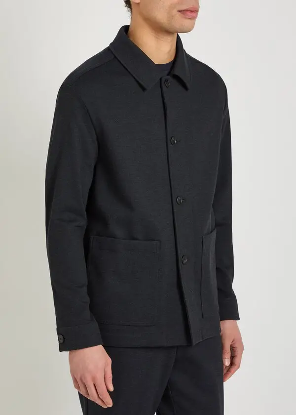 BOSS Piqué Jersey Jacket