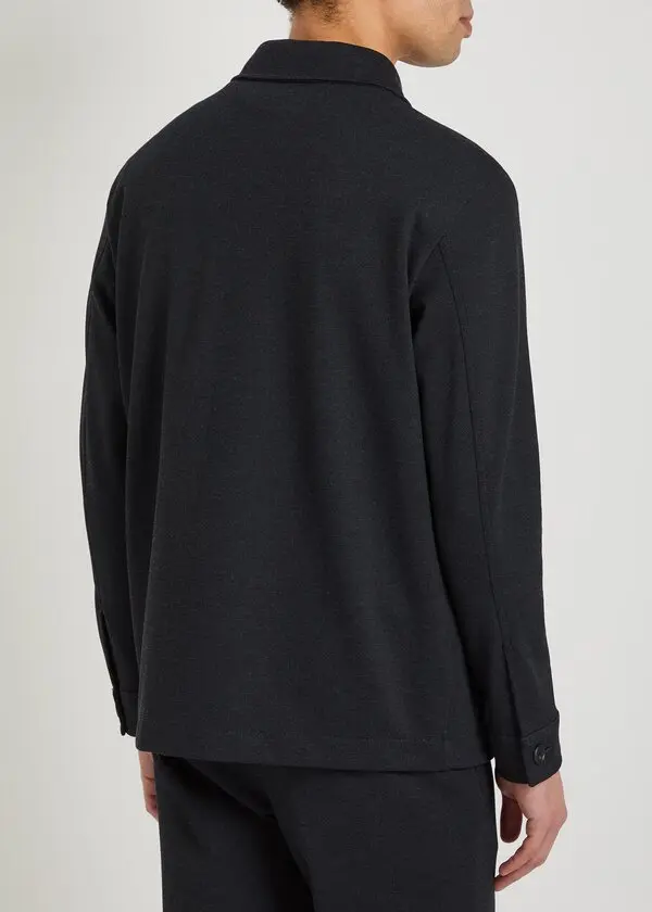 BOSS Piqué Jersey Jacket