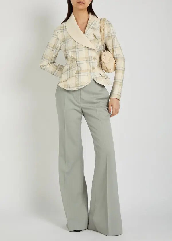 VIVIENNE WESTWOOD Checked Cotton-blend Jacket