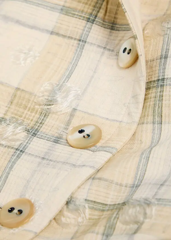 VIVIENNE WESTWOOD Checked Cotton-blend Jacket