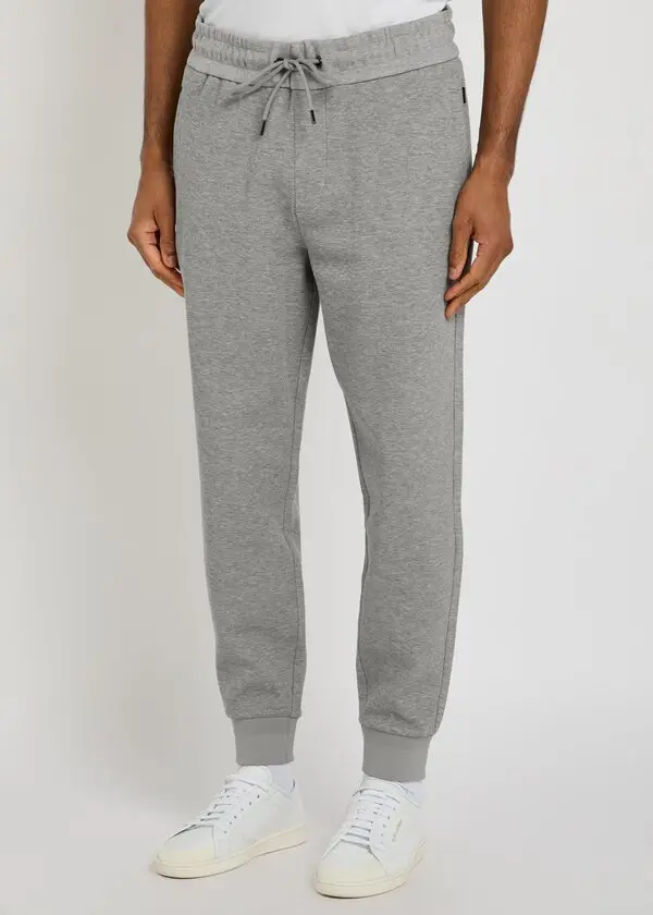 BOSS Slim-leg Cotton-blend Sweatpants