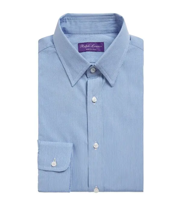 Ralph Lauren Purple Label Cotton Stripe Philip Shirt