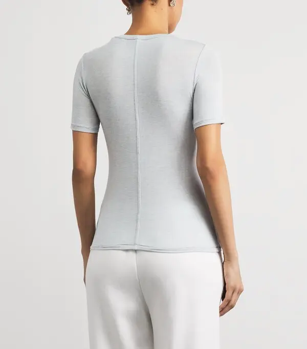SKIMS Modal Sheer T-shirt - Grey