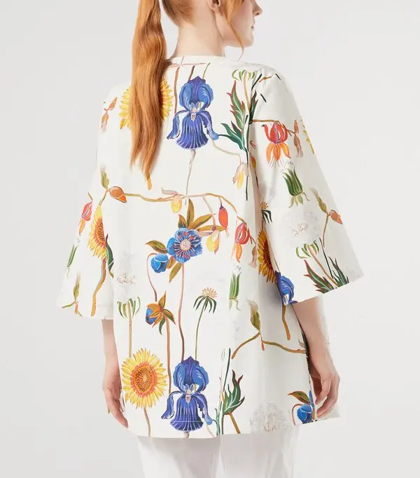 Marina Rinaldi Cotton Floral Blouse