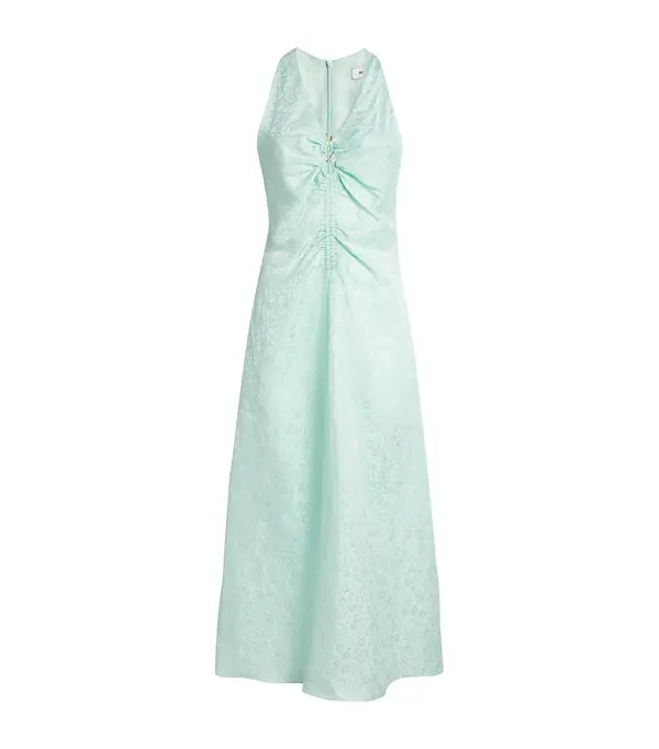Sandro Floral-jacquard Maxi Dress