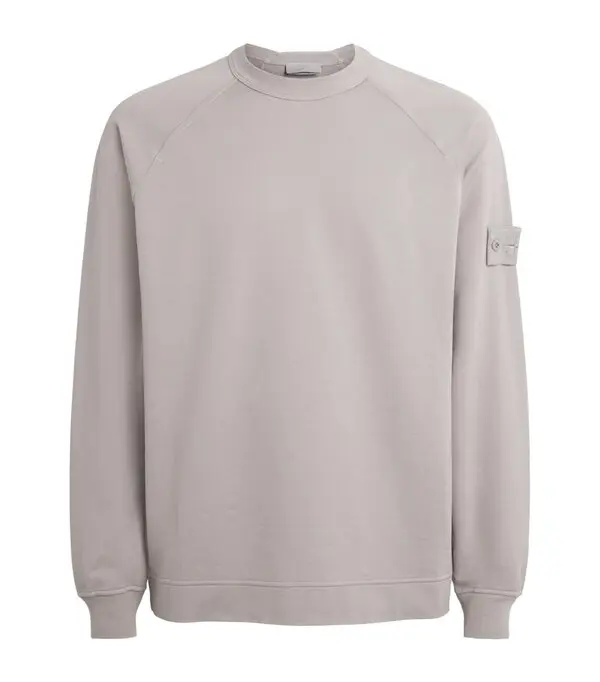 Stone Island Cotton-blend Ghost Sweatshirt - Grey
