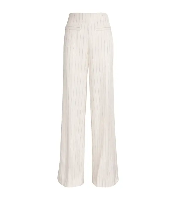 Sandro Striped Trousers - Beige