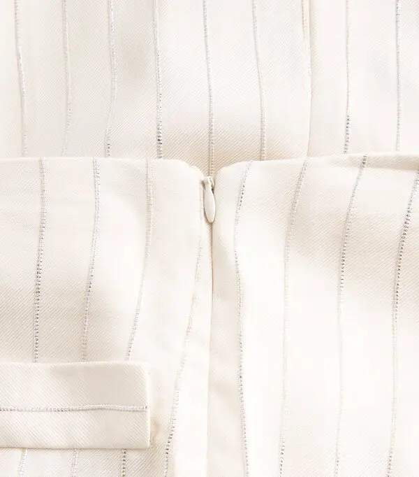 Sandro Striped Trousers - Beige
