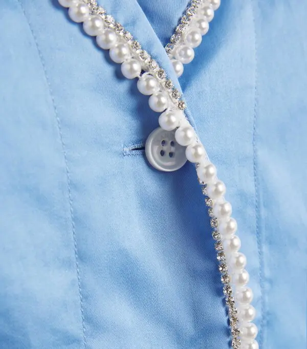 Sandro Cotton Embellished Shirt